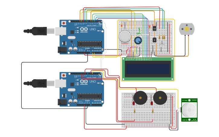 Circuit design Trabalho final | Tinkercad