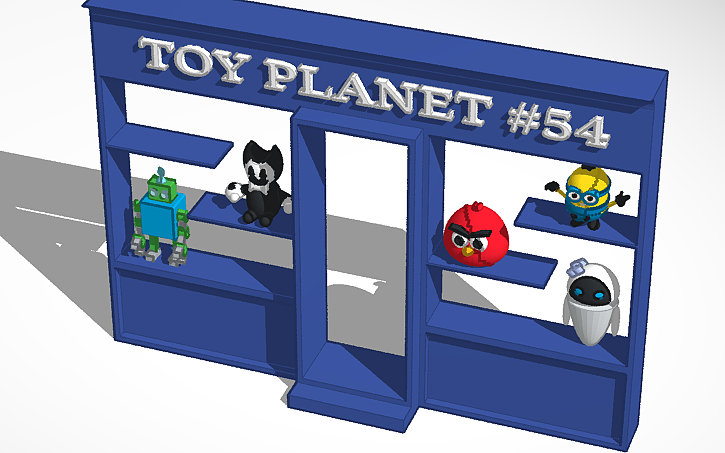 3D design Магазин іграшок - Tinkercad