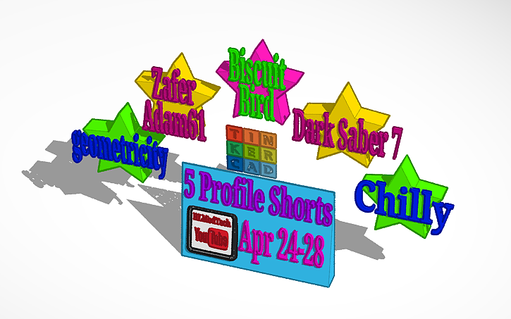 3d Design Profile Shorts Apr 24 28 Tinkercad