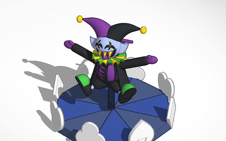 3D design Jevil! (Deltarune CH 1) | Tinkercad