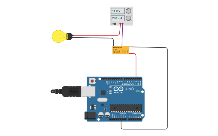 Circuit design Encendido de un LED | Tinkercad Circuit design Encendido de un LED | Tinkercad