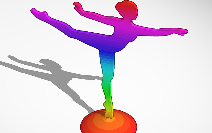3D design Gradient Dancer - Tinkercad