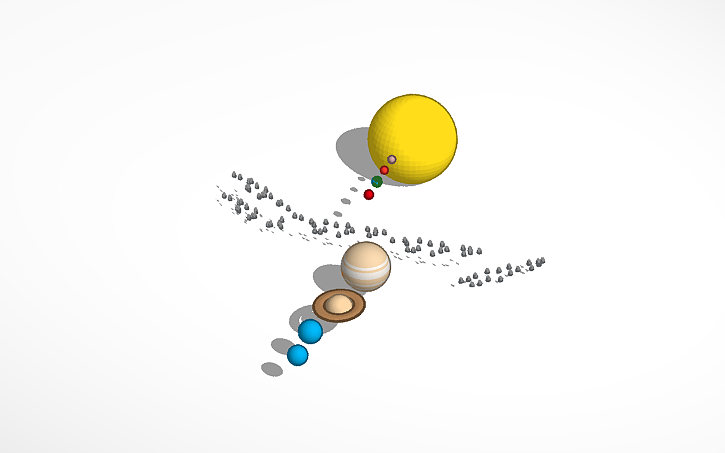 3D design Solar System - Tinkercad