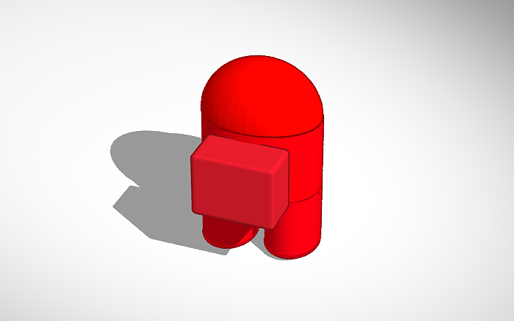 3D design Among Us - Tinkercad