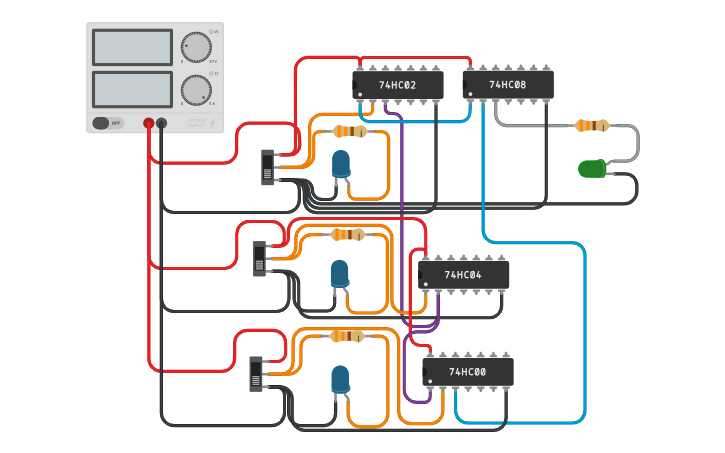 Circuit design EJERCICIO 17 LAB 2 | Tinkercad