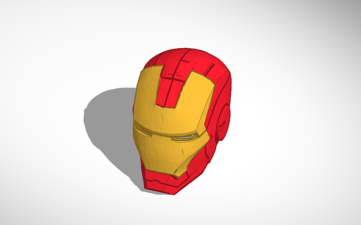 3D design Iron Man Suit's Helmet | Tinkercad