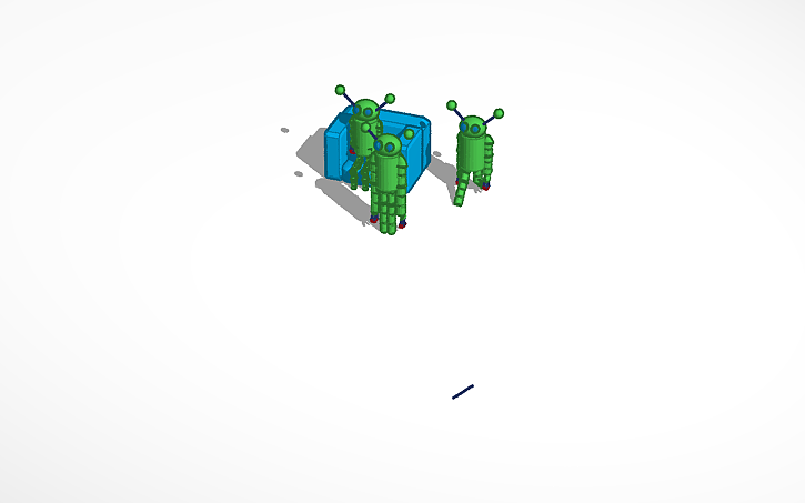 3d Design инопланетянин Tinkercad
