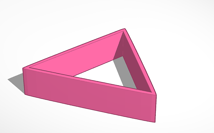 3D design Triangle - Tinkercad