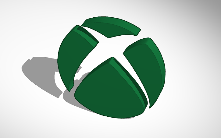 3D design XOBO LOGO. - Tinkercad