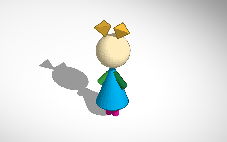 3D design Doll - Tinkercad
