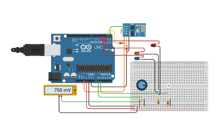 Circuit Design Thingspeak Iot Tinkercad