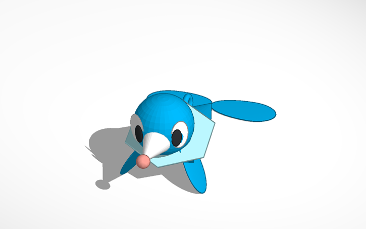 3D design Poplio Keychain - Tinkercad