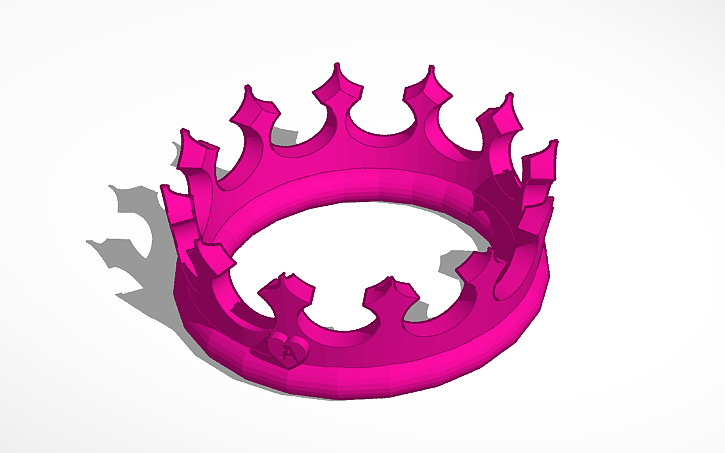 3D design Couronne simple A - Tinkercad