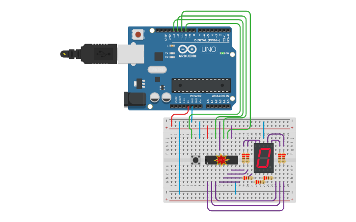 Circuit design 7 week 14 exp | Tinkercad