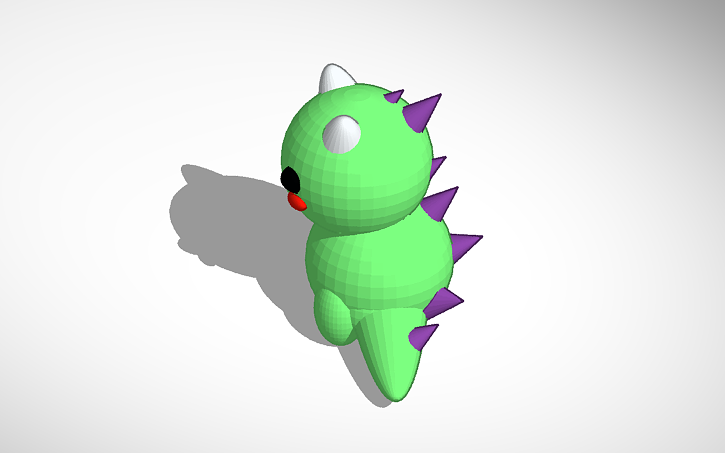 3D design DINOSAUR - Tinkercad