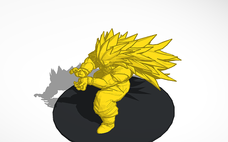 3D design Goku - Tinkercad
