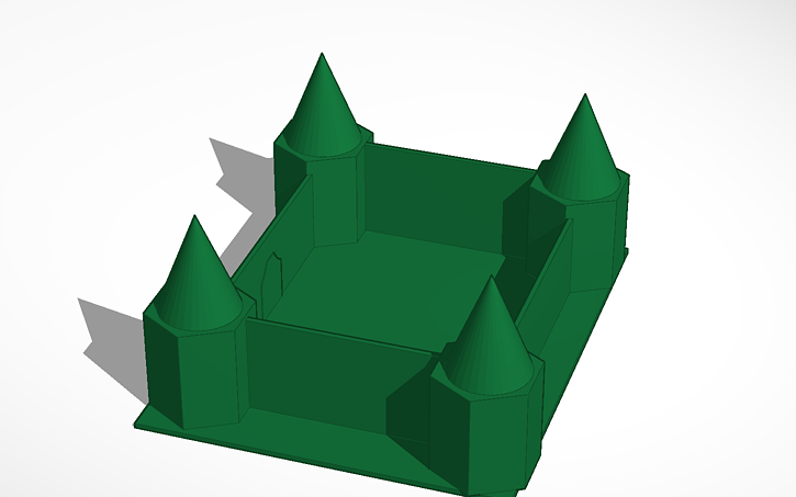 3D design castel | Tinkercad