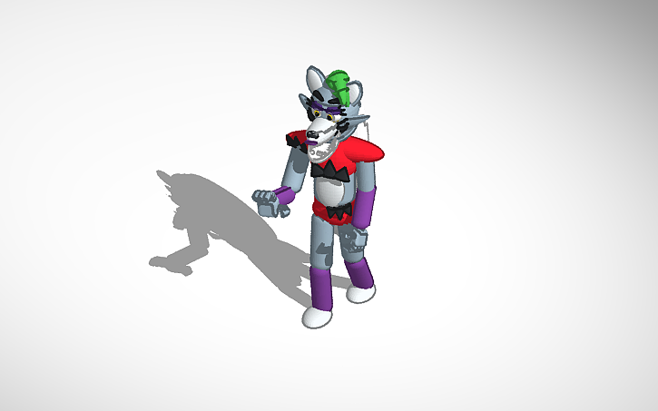 3D design Roxanne wolf - Tinkercad
