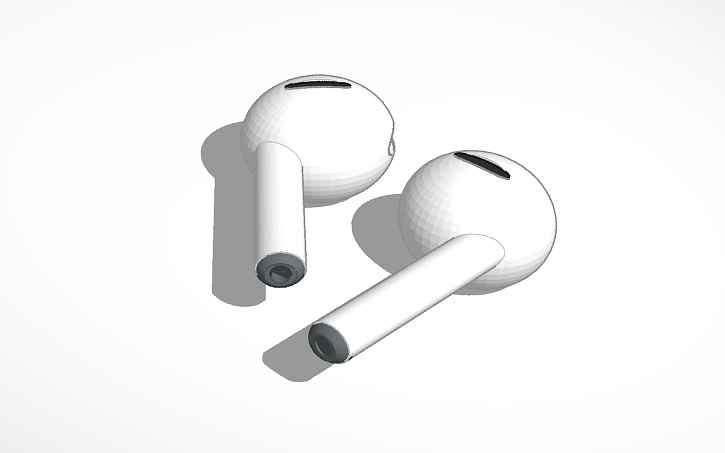 3D design AirPods | Tinkercad