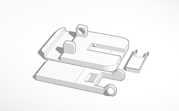 3D design Collapsible Phone Stand - Tinkercad