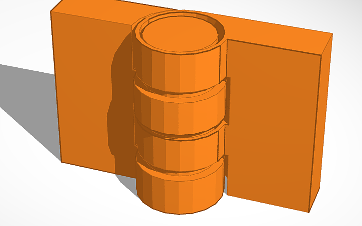 Tinkercad Tutorial How To Make A Hinge Youtube