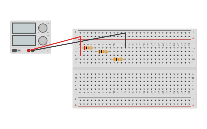 Circuit Design Voltage Divider Tinkercad