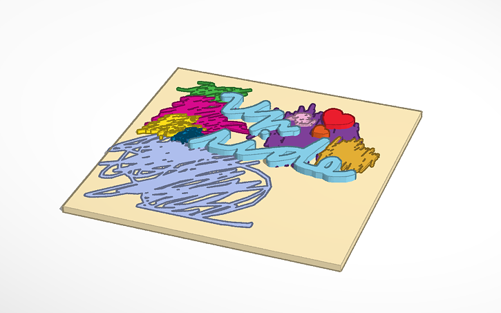 3D design card | Tinkercad