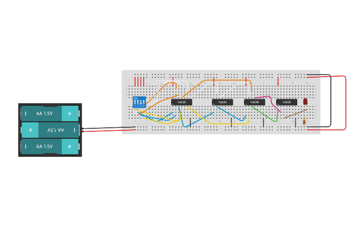 Circuit design Tarea 1 - Semana 3 | Tinkercad