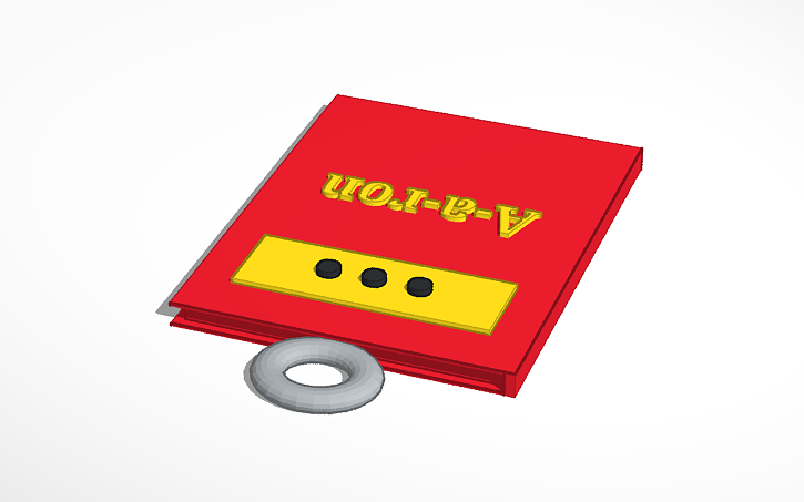 3D design A-a-Ron - Tinkercad