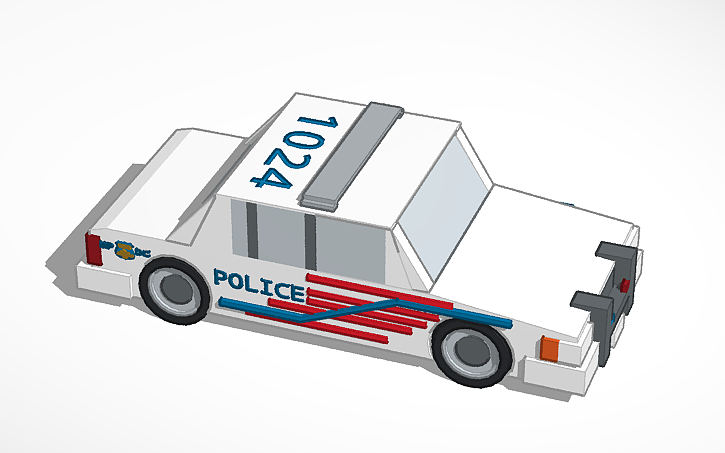 3D design 1998 MPDC Ford Crown Victoria - Tinkercad