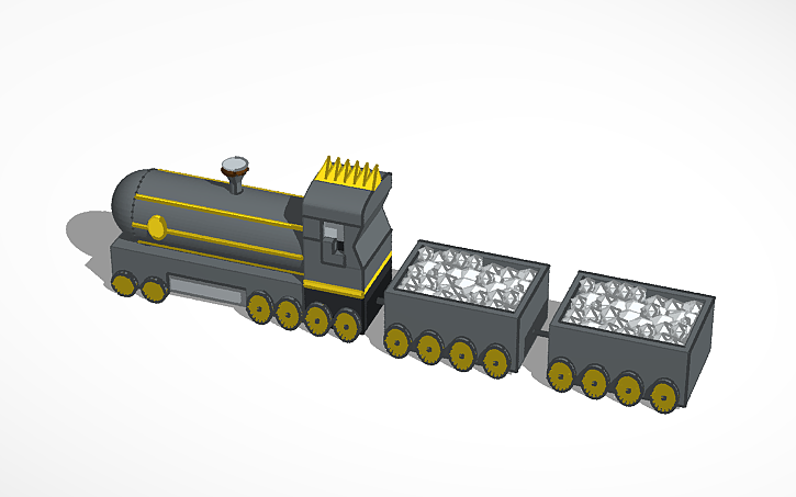 3D design Train - Tinkercad