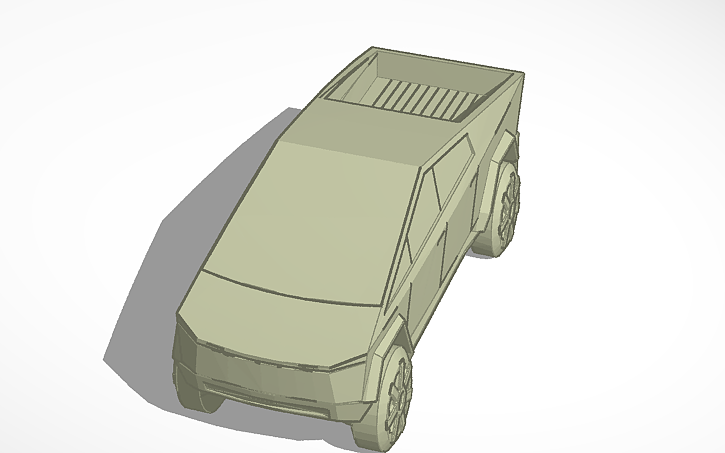 3D design tesla - Tinkercad