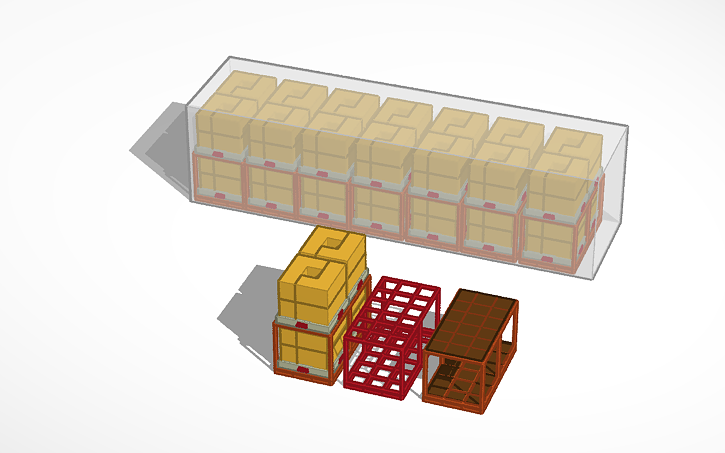 3D design Copy of PALET TRUCK - Tinkercad