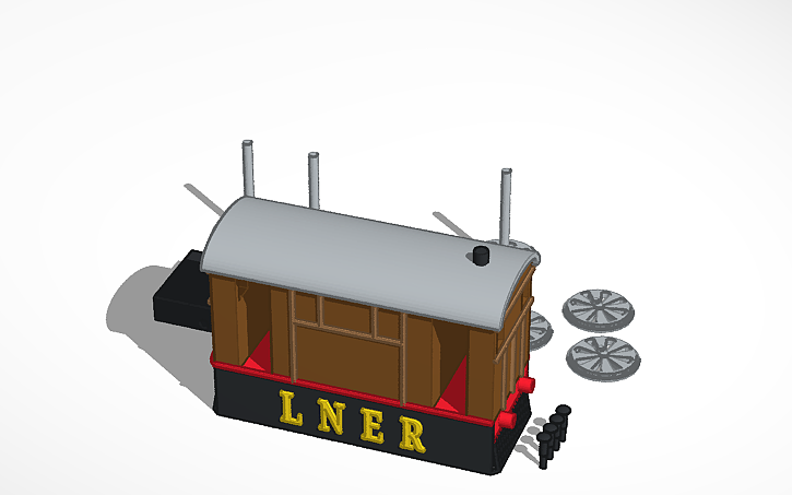 3D design J70 tram engine | Tinkercad
