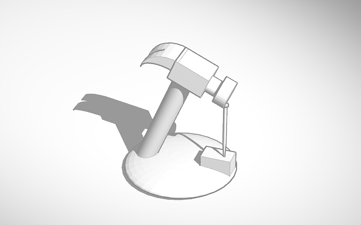 3D design Hammer - Tinkercad