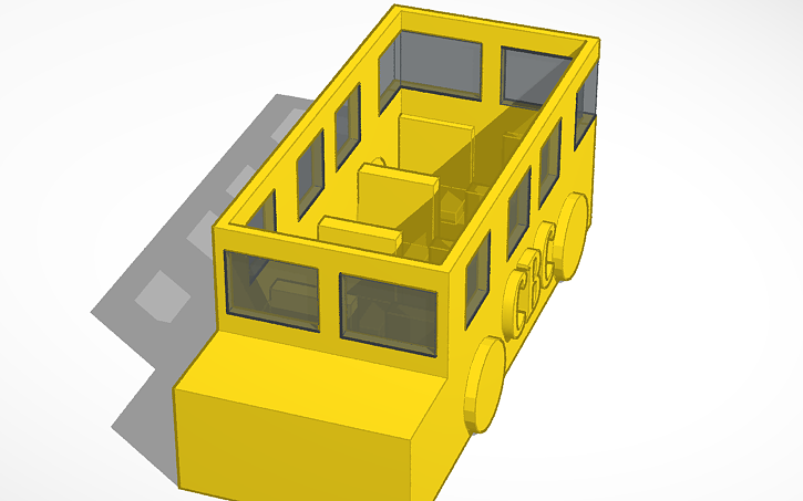 3d Design Bus Tinkercad