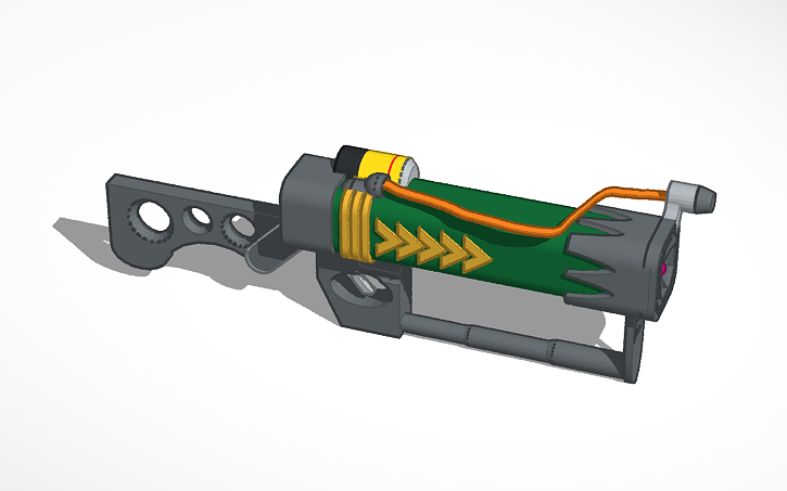 3D design Fallout Laser Rifle - Tinkercad