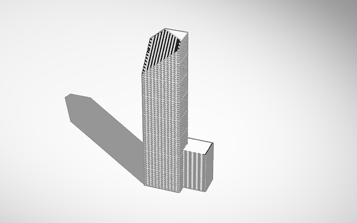 3D design The TCSA Building (Office Tower) - Tinkercad