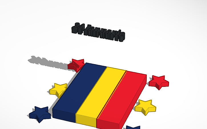 3D design 24 Ianuarie - Dinca Rares Ionut - Tinkercad