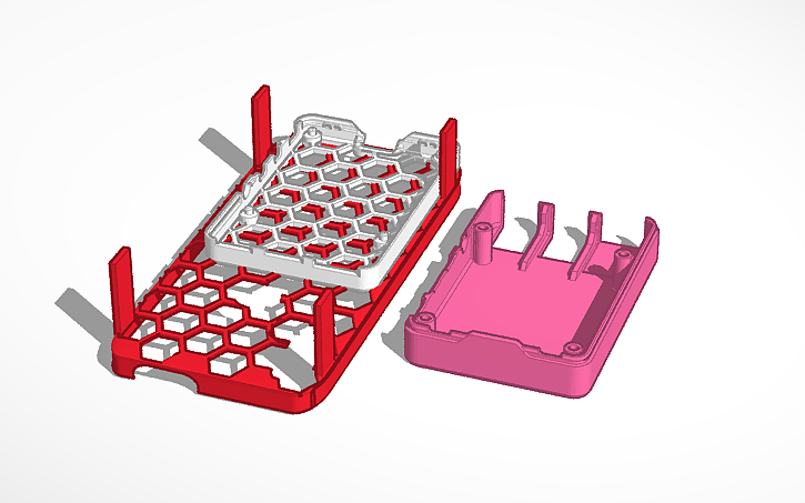 3d Design Motorola With Raspi 4 Case V2 Tinkercad