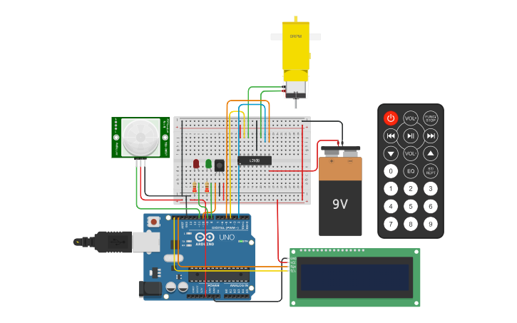 Circuit design sample - Tinkercad