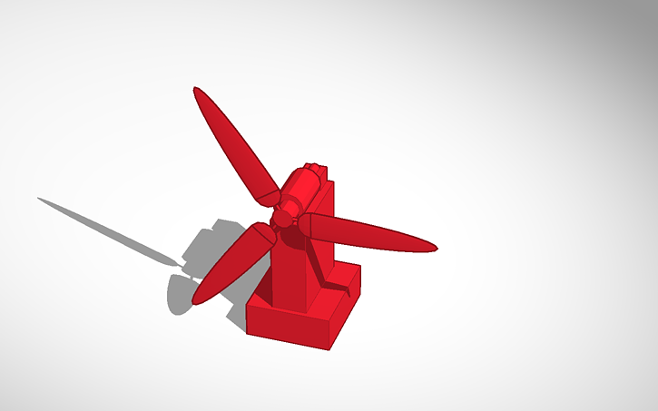 3D design windmill | Tinkercad