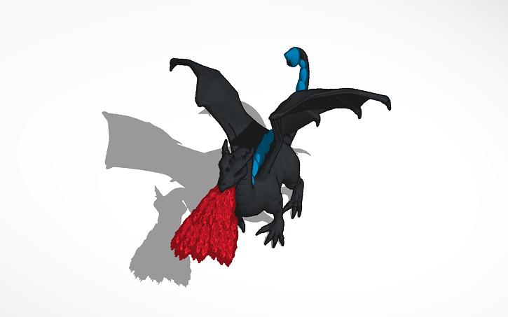 3D design Dragon - Tinkercad