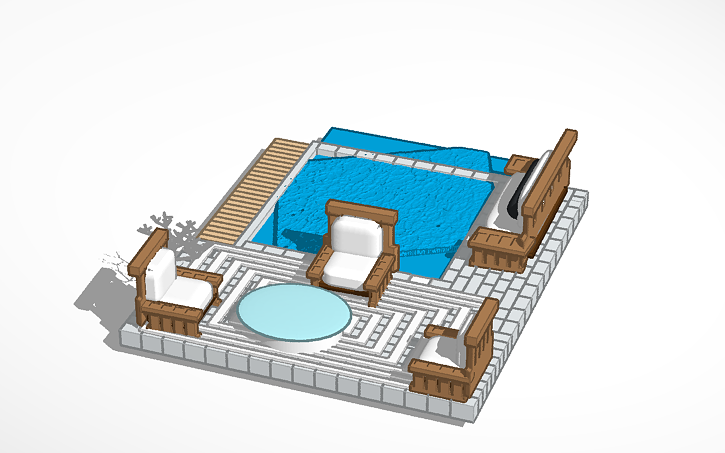3D design Amazing Pool - Tinkercad