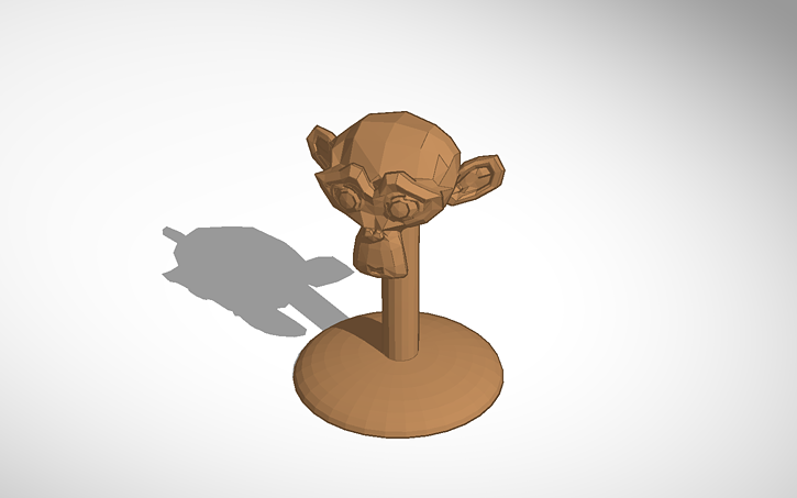 3D design Miniature Monkey | Tinkercad