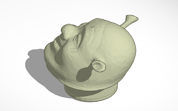 3D design Shrek Croc Jibit - Tinkercad