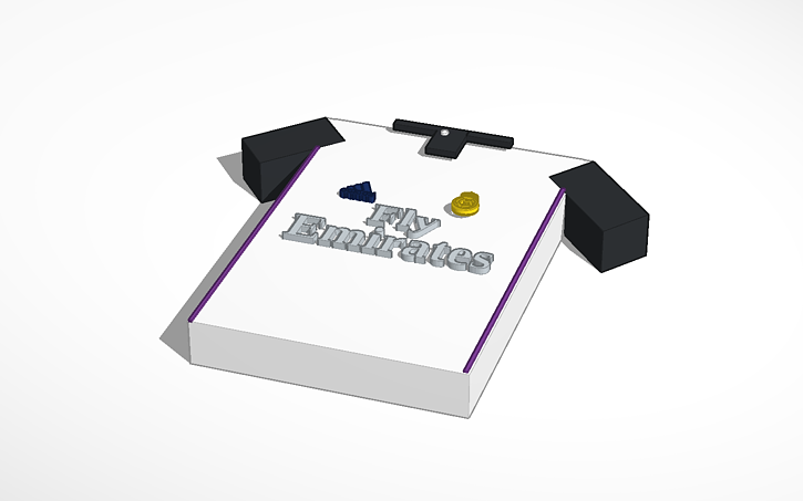 3D design Real Madrid Kit - Tinkercad
