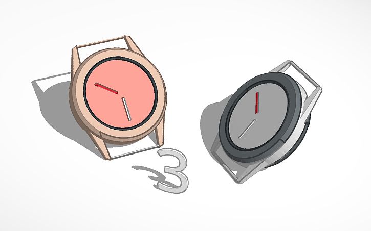 3D design Samsung Galaxy Watch 3 - Tinkercad