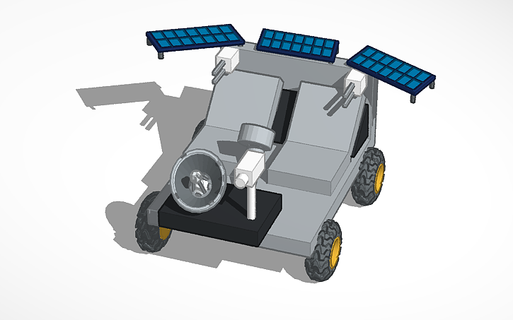 3D design Morgan's Moon rover - Tinkercad