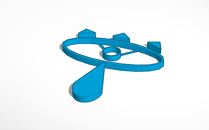 3D design Sheikah Symbol | Tinkercad